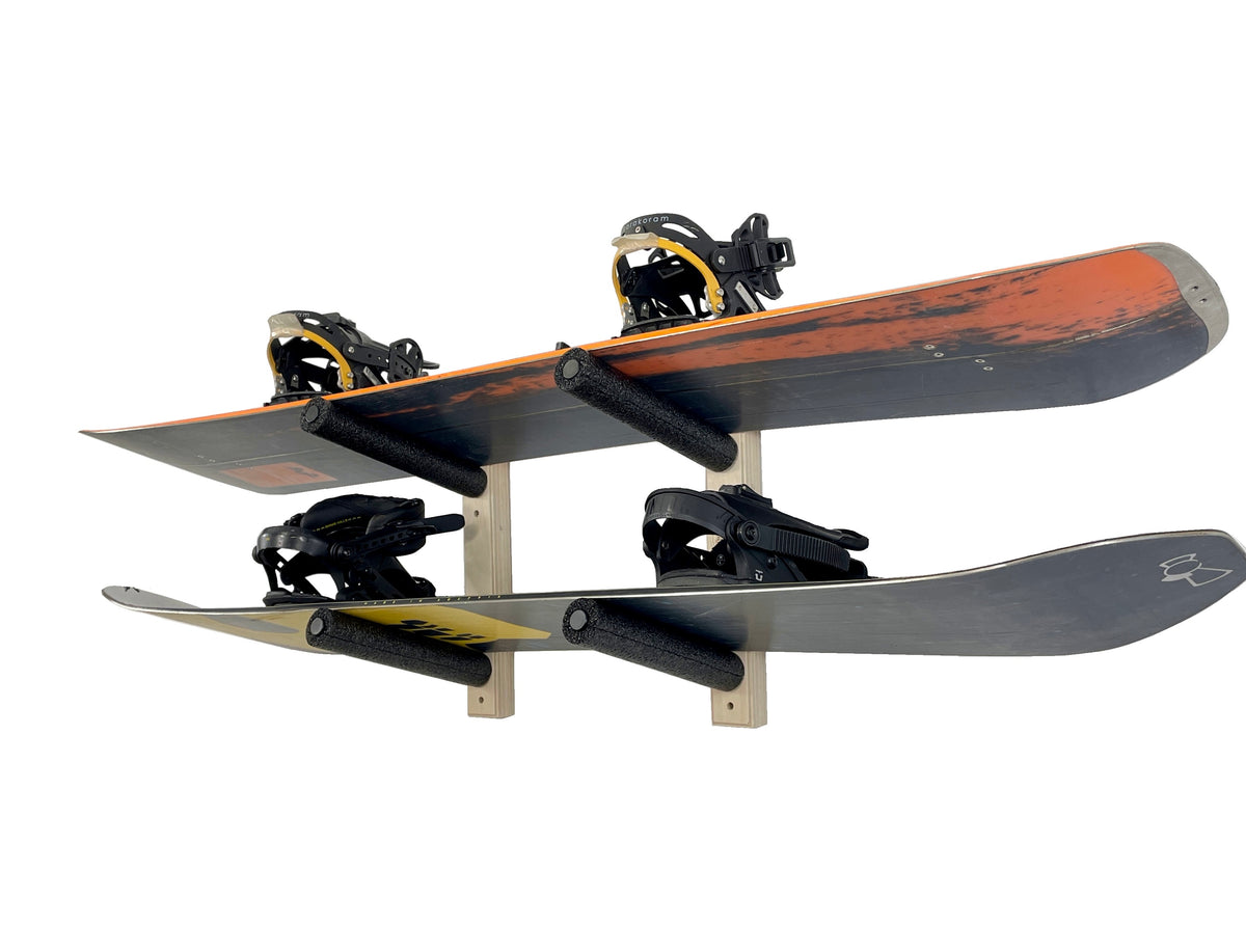 Armed Snowboard Wall Storage Rack | Snowboard Holder & Hanger For Wall ...