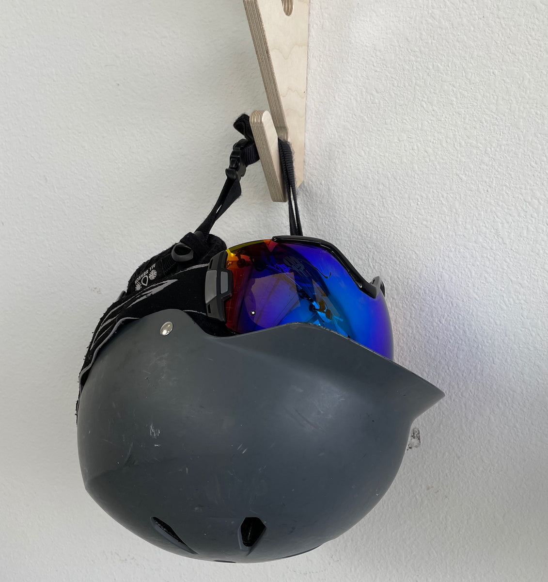 Slotted Ski Wall Storage Rack | Wall Mount Ski Rack | Pro Board Racks